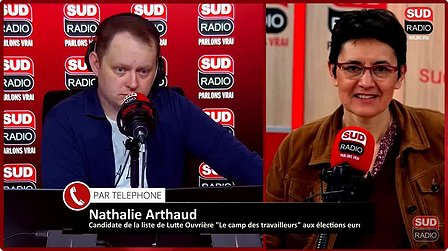 Sud Radio : Interview de Nathalie Arthaud | Portail de Lutte Ouvrière