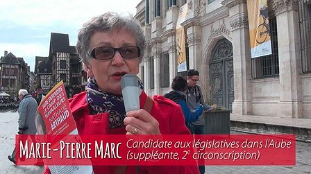 Troyes : Interview de Marie-Pierre Marc | Portail de Lutte Ouvrière