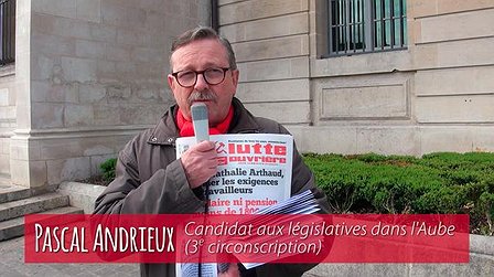 Troyes : Interview de Pascal Andrieux | Portail de Lutte Ouvrière