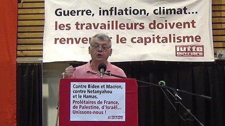 Fête Lutte ouvrière Grenoble : Extrait de l'allocution d'Alain Ziegler ...