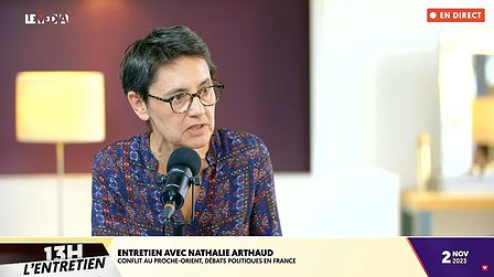 Le Média : Nathalie Arthaud sur les massacres à Gaza et les attaques ...